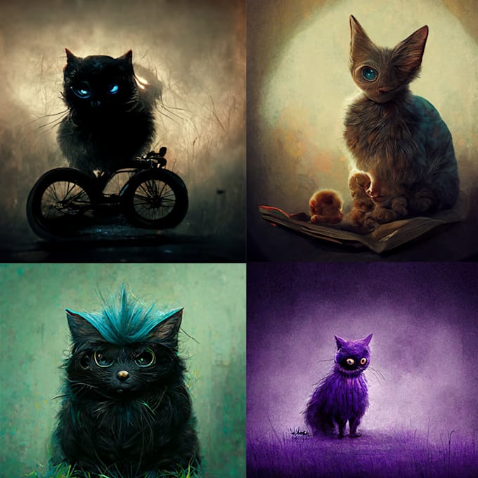 Turn your cat into digital art by Randotkatsenko | Fiverr