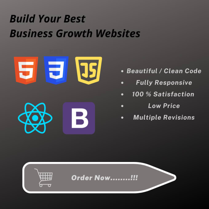 Be Your Front End Developer Will Do Frontend With Html Css Javascript By Ismailjaveed Fiverr