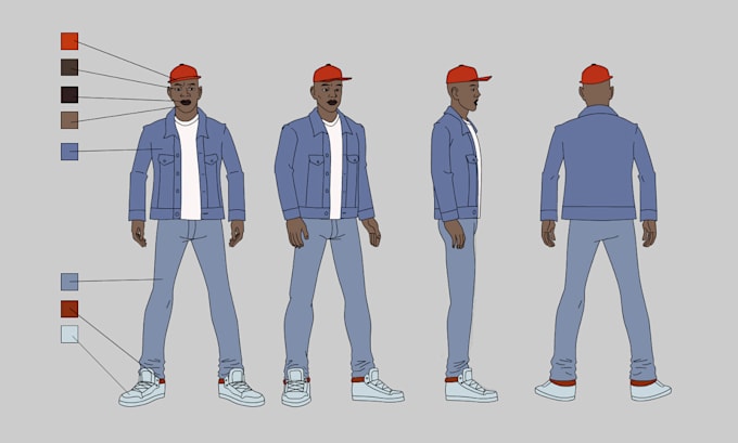 Character design for animation projects by Malevick_studio | Fiverr