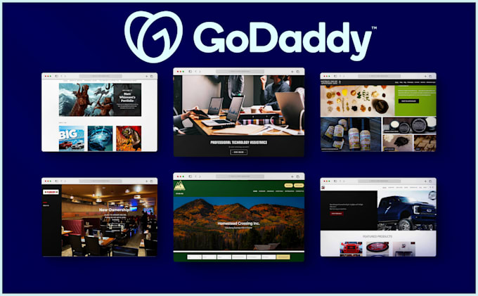 Expertly redesign and design your godaddy website by Akhwanzada_ | Fiverr
