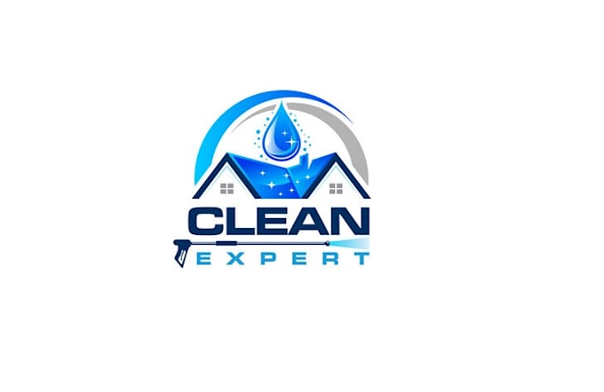 Make modern high quality cleaning logo design in high definition by ...