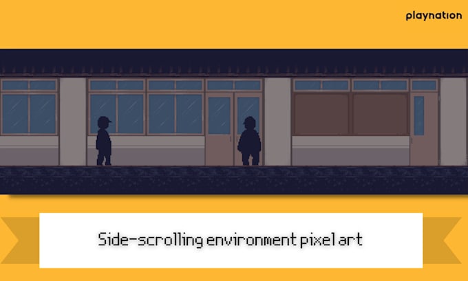 Create pixel art sidescrolling tileset for you by Playnation_prod | Fiverr