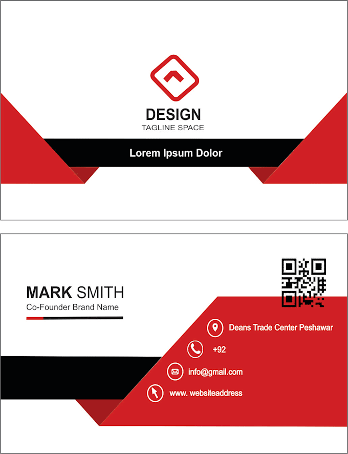 Design real estate business realtor card name card visiting card by ...