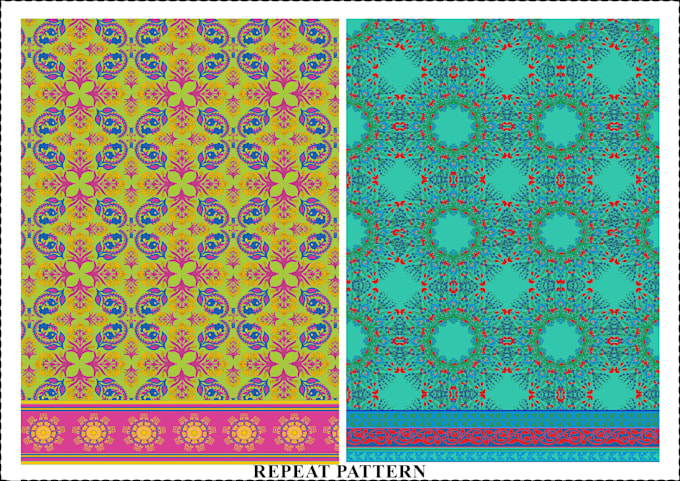 Design seamless textile pattern ,digital pattern design by ...