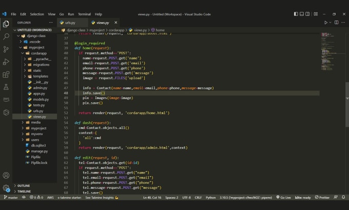 Develop your web app backend using django and frontend tools by ...