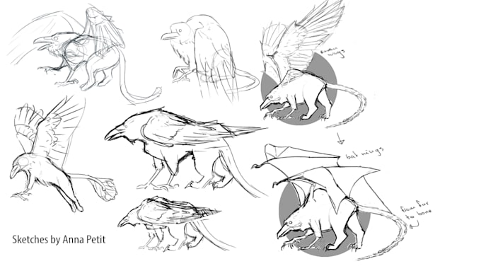 Design a creature for you in an illustration or creature sheet by ...