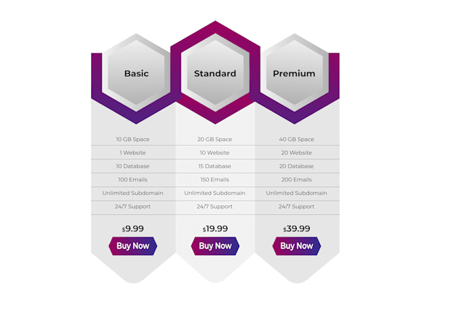Make chart list, comparison chart, price chart or price list design by ...