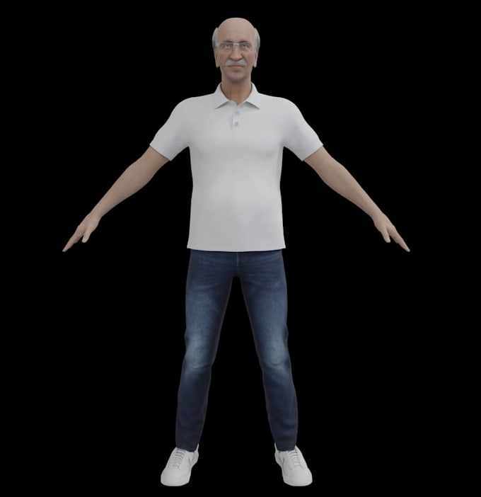 Do realistic 3d human character model,3d car modelling,3d character ...