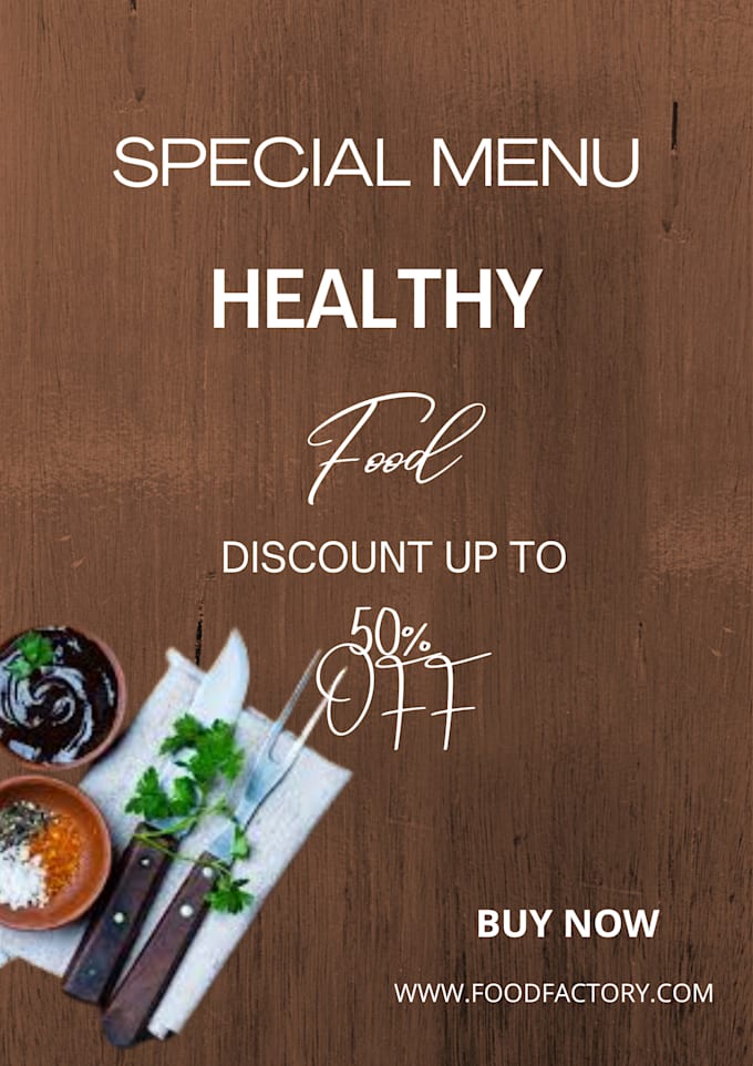 Design good food posters, restaurant menu card, banner, for you by ...