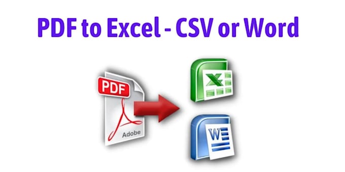 Convert pdf, word, excel, ppt, csv files by Musama135 | Fiverr