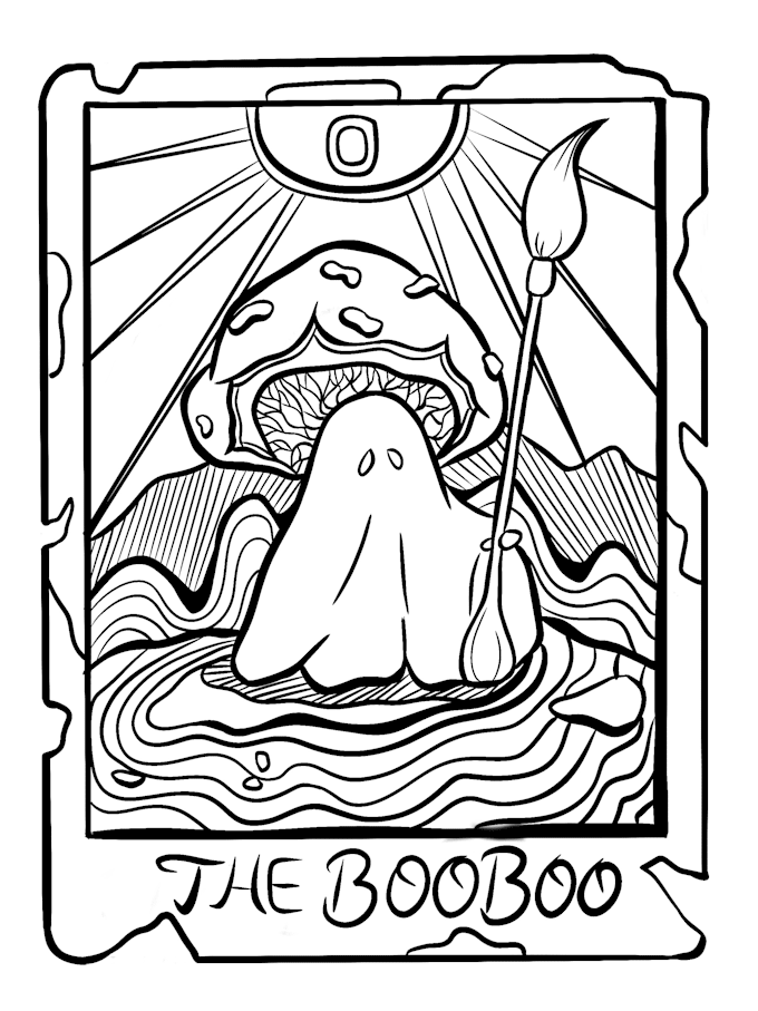 Draw a coloring book illustrations by Booboosarts | Fiverr