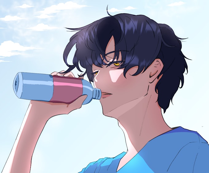 Create beautiful anime illustrations for you by Ayushianand493 | Fiverr