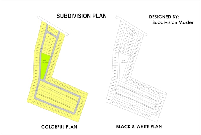 Draw subdivision plan, site plan and lot plan by Sub_master | Fiverr