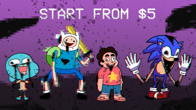 Draw come n learning pibby character art concept by Avianquddusarra ...