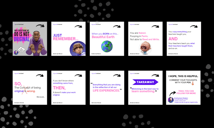 Design engaging and informative carousel posts to help your business to ...