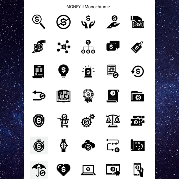 Graphic design, icon set specialization by Manuel992 | Fiverr