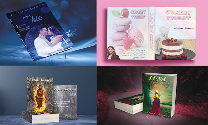 Create amazing 3d book cover mockups by Rano_bookjacket | Fiverr