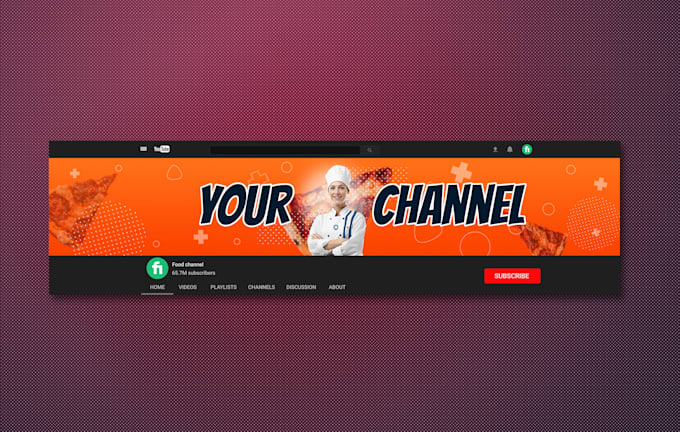 Custom youtube banners and social media headers by Chkbx13 | Fiverr