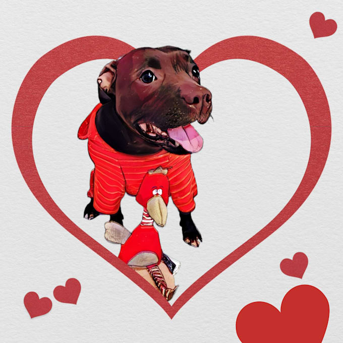 Create cartoon dogs and other pets from photo by Tybatchelor | Fiverr