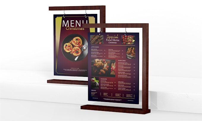 Design attractive menu card for you by Taimurraan | Fiverr