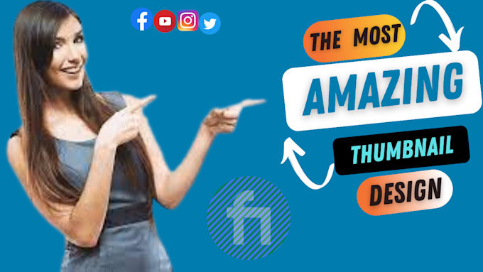 Design creative and premium quality youtube thumbnails and facebook ads ...