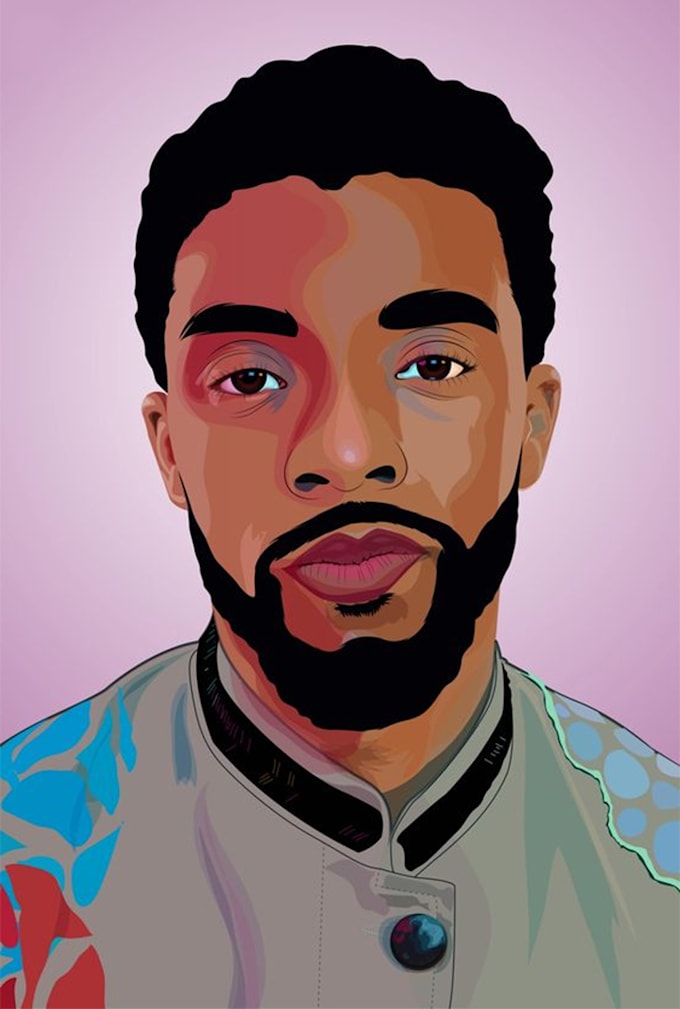 Draw expressive vector portrait of you from photo by Tikimakilikila ...