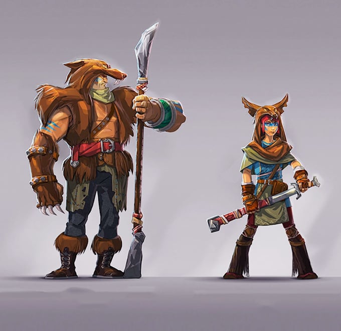 Create 2d character model for games by Elanilewis | Fiverr