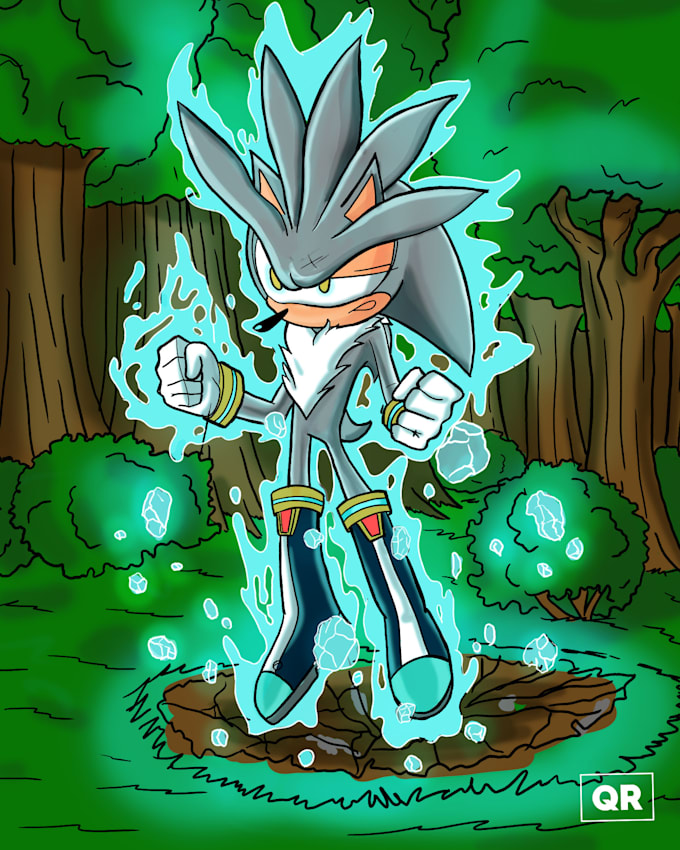 Draw sonic the hedgehog fan art by Quintinramos | Fiverr