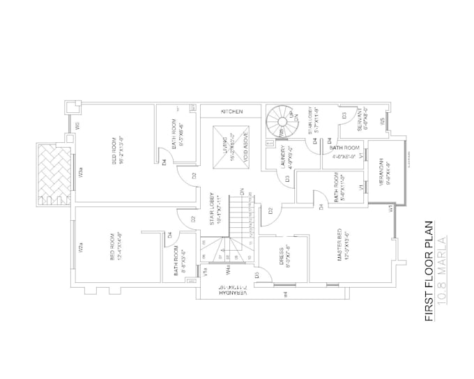 Make 2d drawing plan professionally in 24 hours by Hadesigns228 | Fiverr