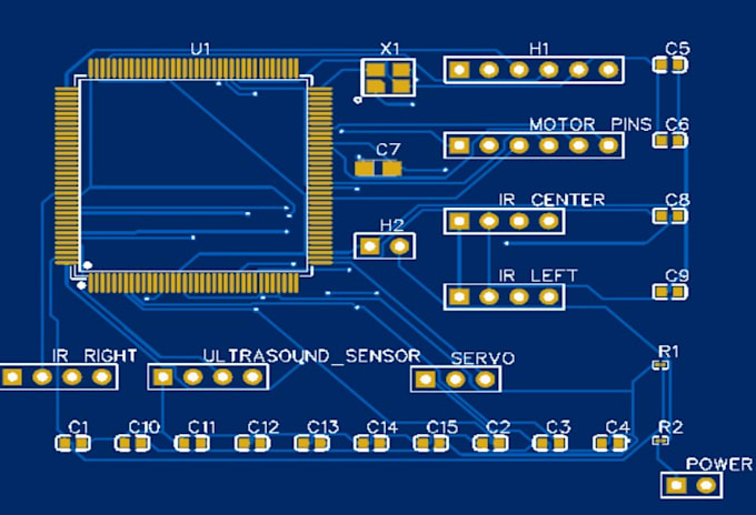Design and develop pcb for your circuit on easyeda, proteus, multisim ...