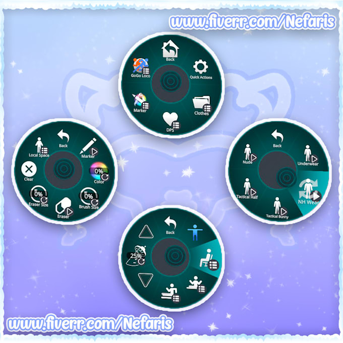 Do basic vrchat avatar edit change color toggles dps by Nefaris | Fiverr