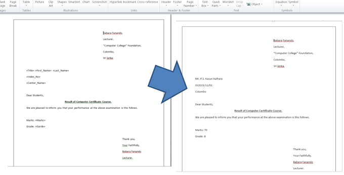 Create, format, scan , copy paste, converting pdf to word, mail merge by Chathuwork101 | Fiverr