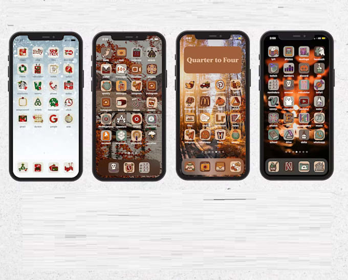 3,000,000 fall ios 15 icons pack mega bundle iphone ios 15 app ...