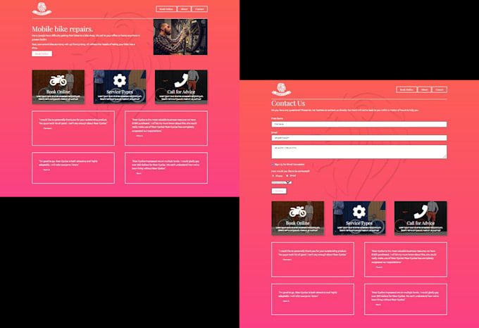Convert web designs into layouts by Kbhtech | Fiverr