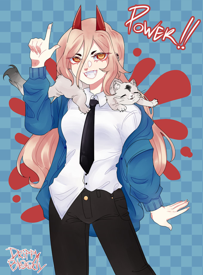 Draw anime nsfw and sfw illustrations by Drippy_bloody | Fiverr