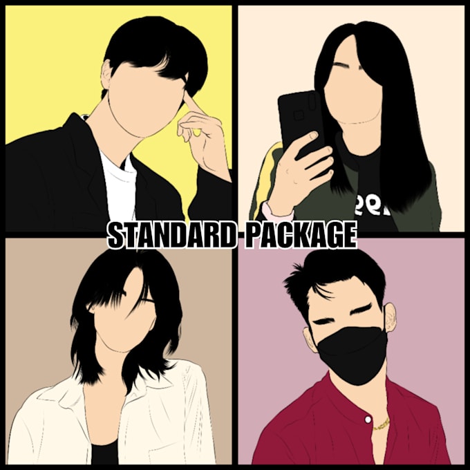 Create a faceless portrait by Bearcrumb | Fiverr