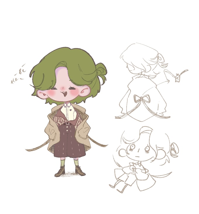 Draw chacter, oc, fan art, strong in chibi by Cielo1218 | Fiverr