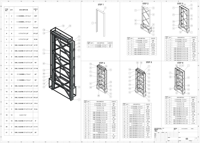Design 3d modeling, rendering, and standard 2d drawing by Cad_creations ...