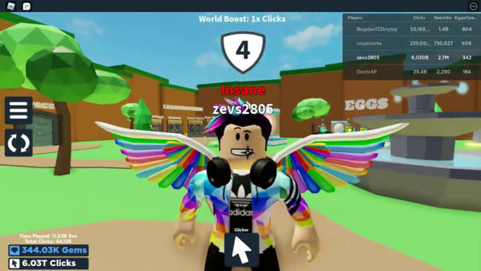 Give you a working roblox clicking simulator by Hallotrier | Fiverr