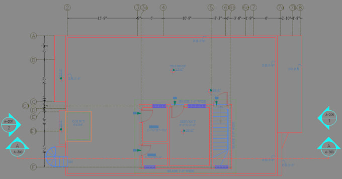 Draw, redraw 2d architectural floor plan, blueprint autocad by ...