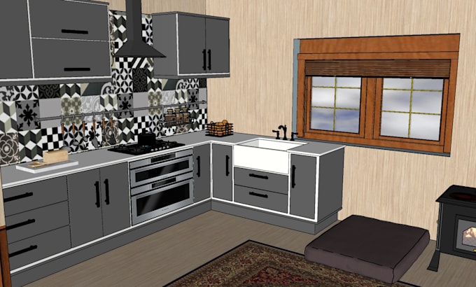 Design architectural autocad floor plans and renderings by Farihakiran ...