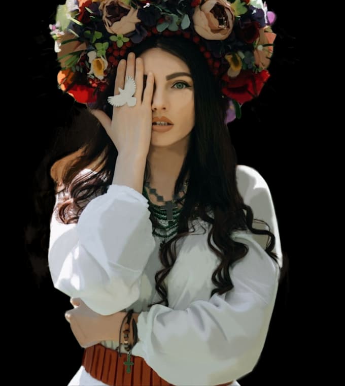 Draw sarah portrait illustration of your photo by Sarah_sakura | Fiverr