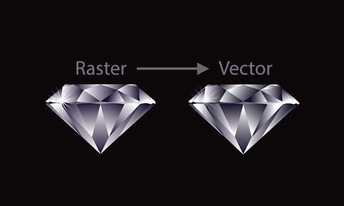 Manually do vector tracing, raster to vector, redraw logo to vector by ...