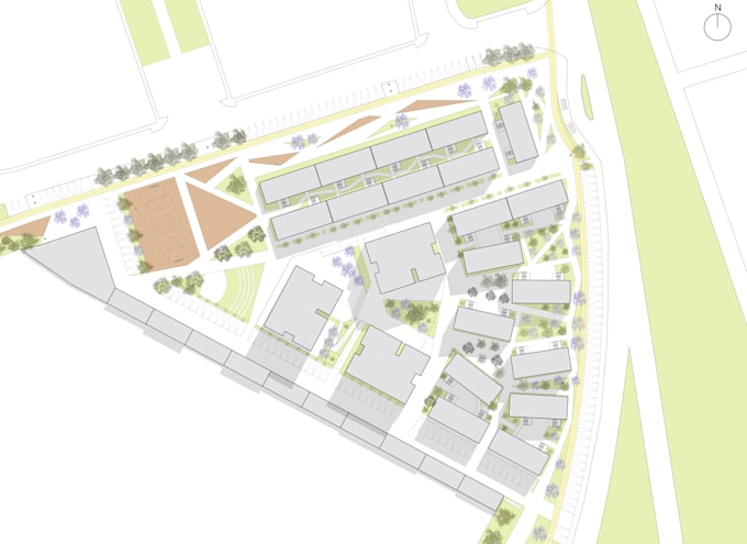 Render site plan or masterplan in photoshop by Atrium_studio | Fiverr