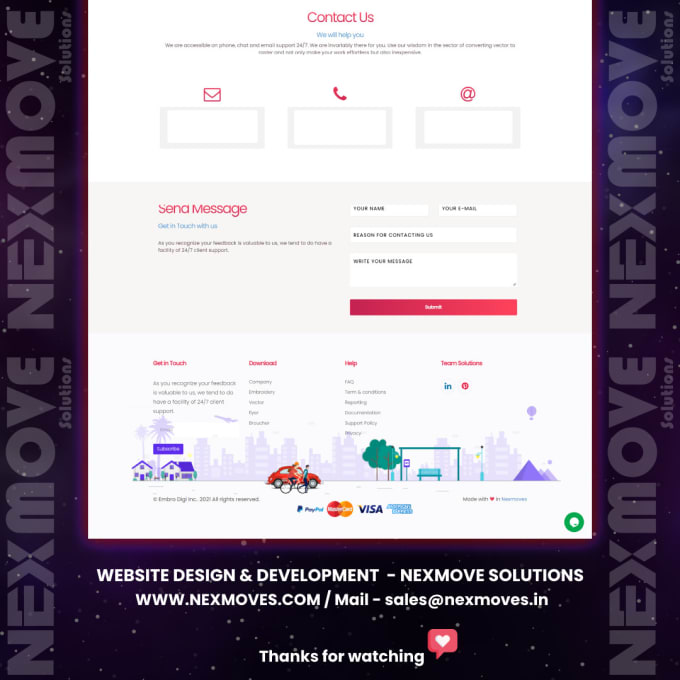Use Html Css Reactjs To Create High Quality Website Design By Viveknexmoves Fiverr