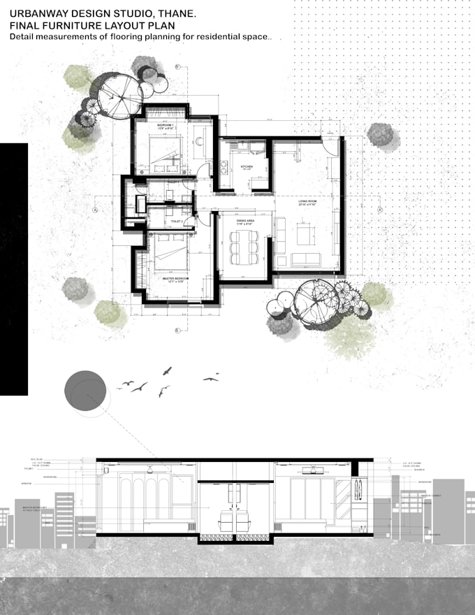 Create interior design with realistic 3d rendering, 2d drawings and ...