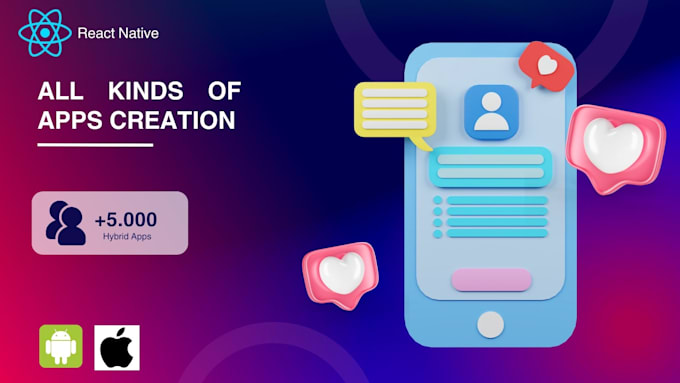 Build a cross platform mobile app with react native mobile application developer by Arsethi | Fiverr