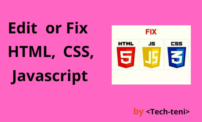 Be Your Front End Developer With Html Css Javascript React By Techteni Fiverr 5722