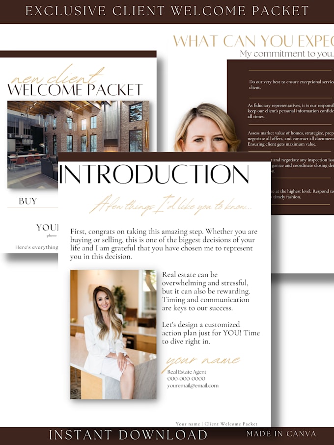 Provide a real estate exclusive client welcome packet by Alliejae1 | Fiverr