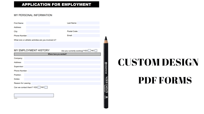 Create fillable pdf form word, pdf, excel within 24 hours by Zamin51214 ...